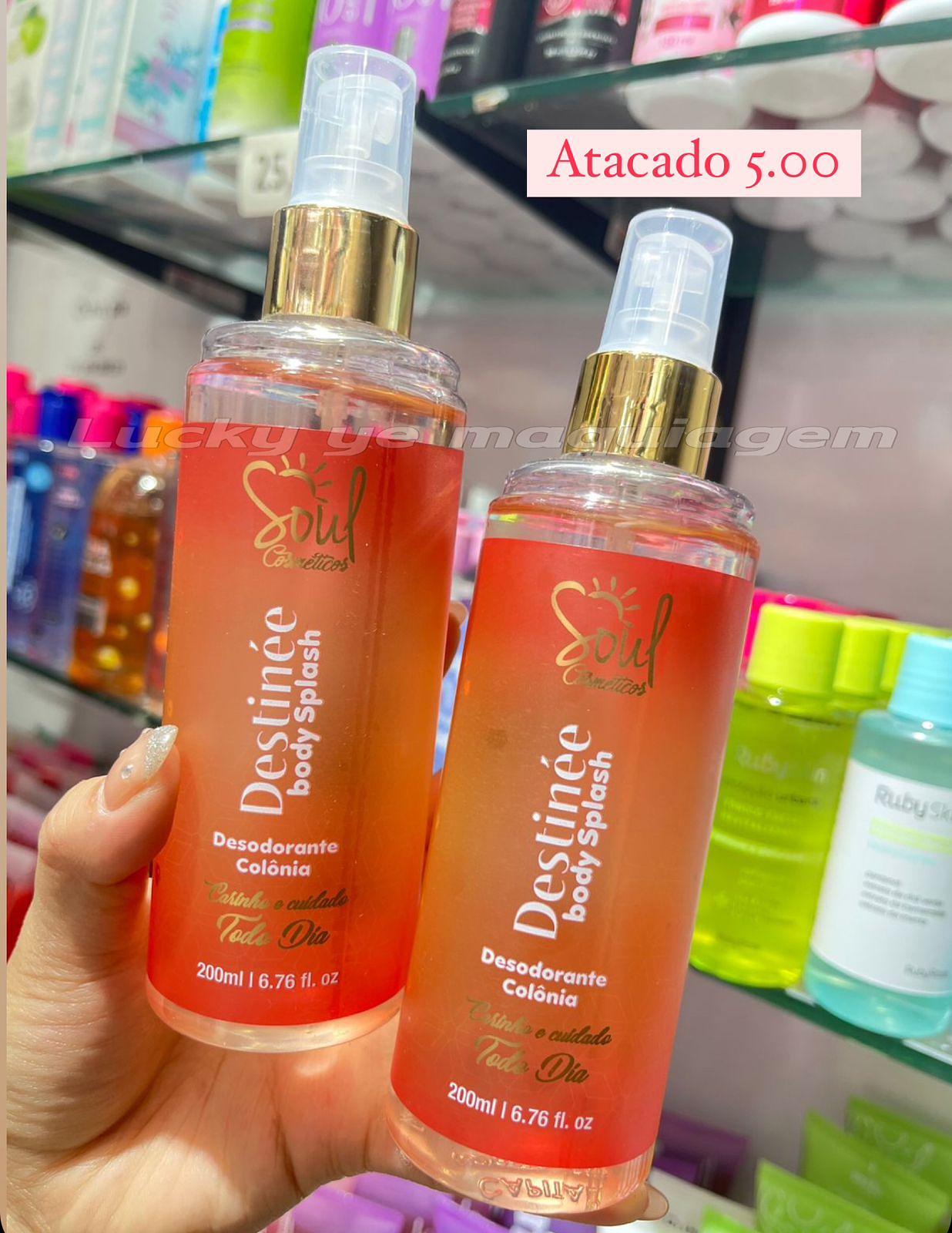 BODY SPLASH DESTINEE SOUL | Lucky Ye maquiagem